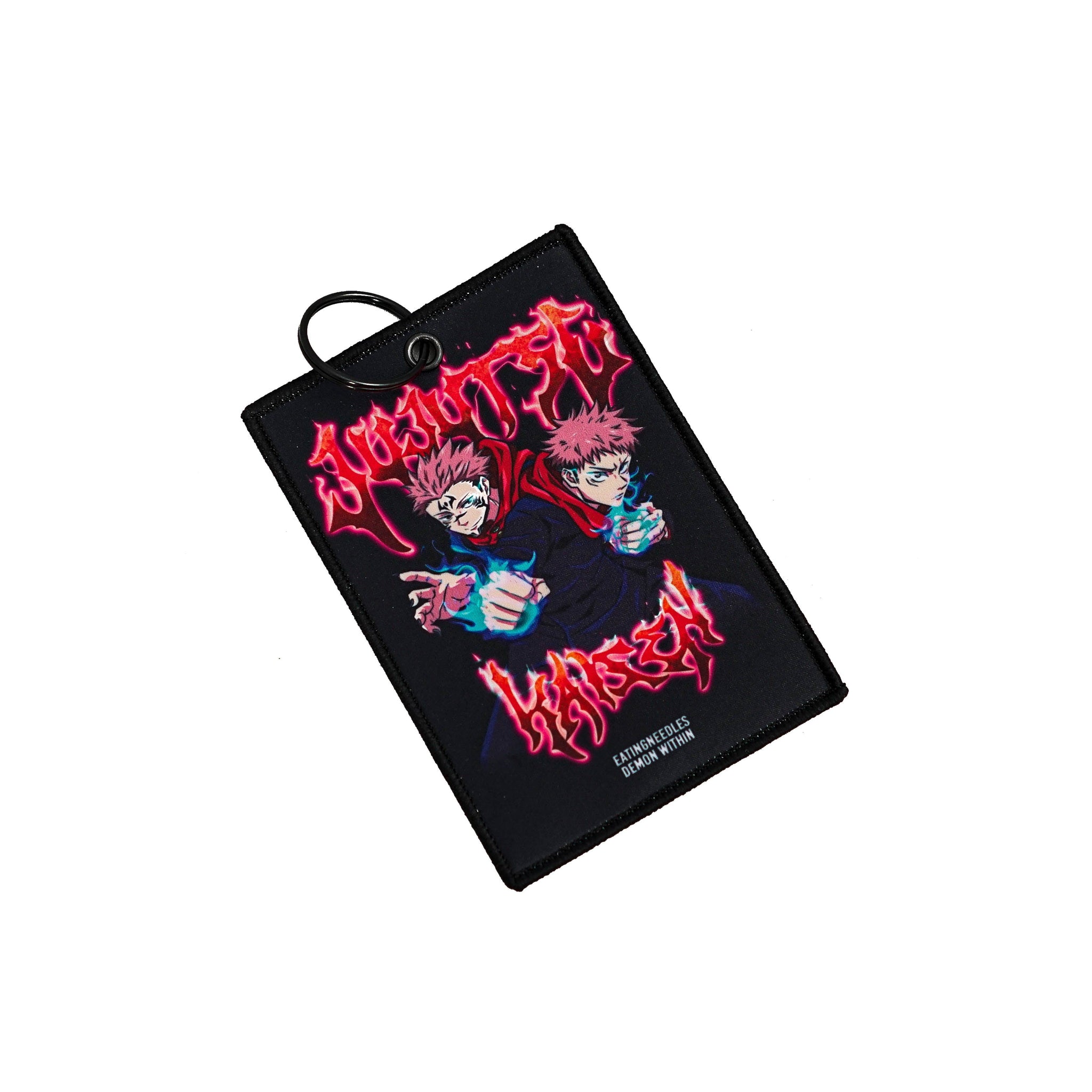 JJK DEMON WITHIN LARGE JET TAG – fuwafuwa.us