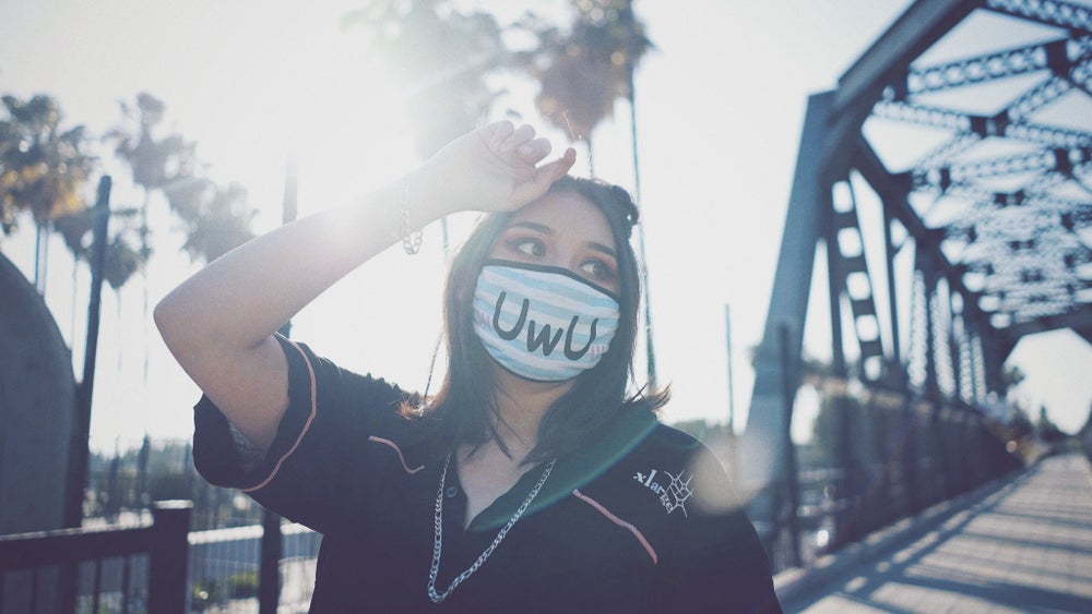 UWU face mask blue – fuwafuwa.us