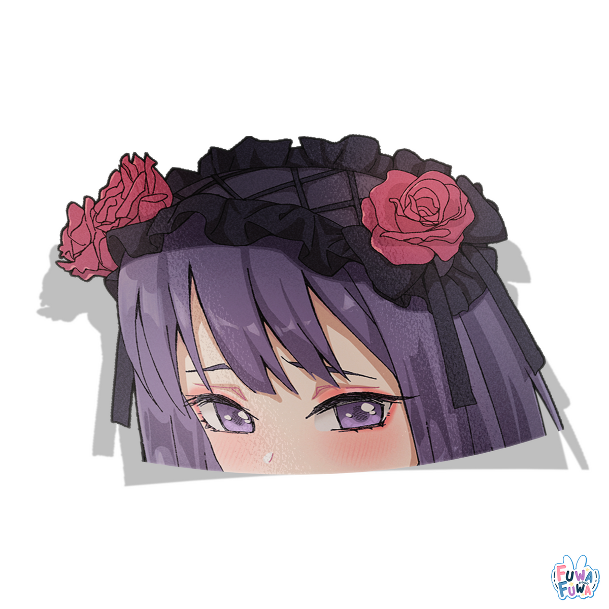 "DRESS UP DARLING" Shizuku Peeker Sticker – fuwafuwa.us